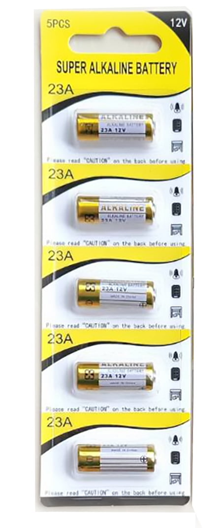 5PCS per Pack 23A A23 AG23 23GA 23AE LR23A LRVO8 12-Volt Batteries 12V ...