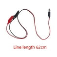 SDFGTstore Red And Black 55cm Wire Alligator Test Clips Clamp To USB ...