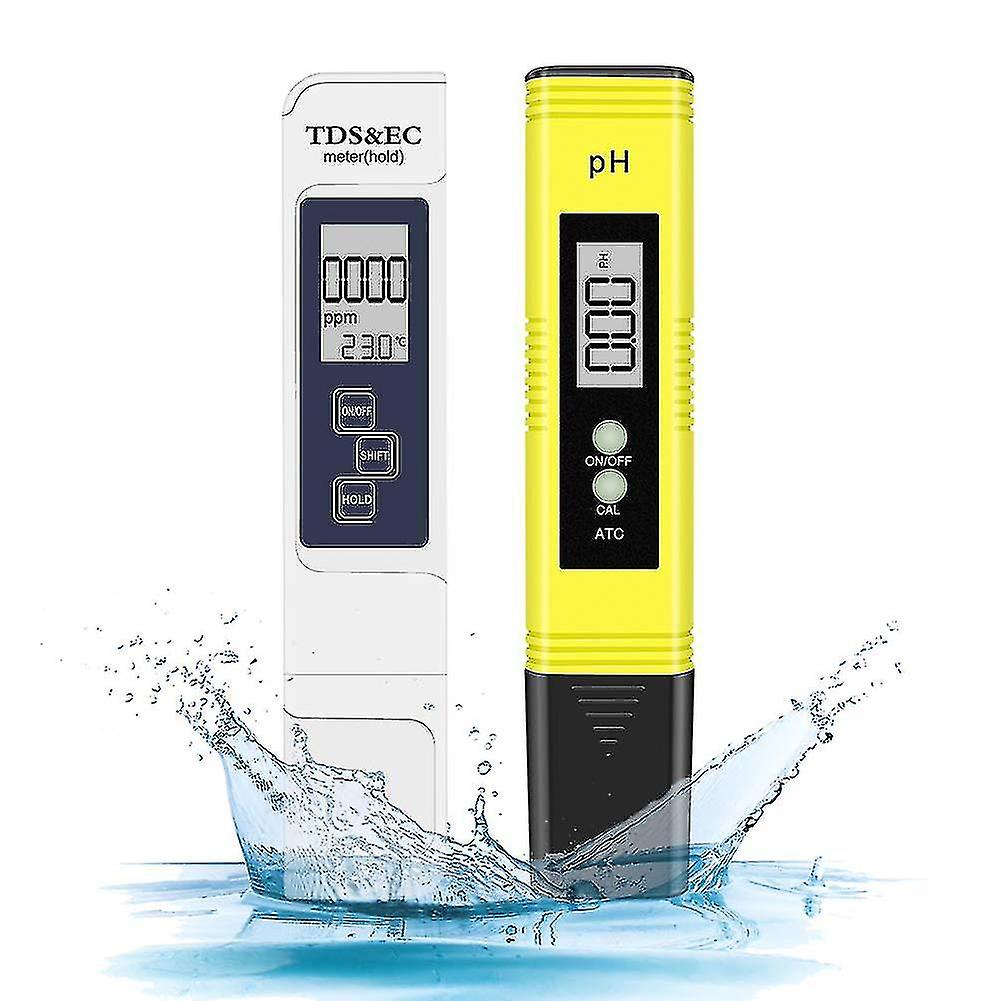 Combo de medidor digital de pH y Tds, comprobador de pH de alta precisión de 0,05 pH +/- 2 % de ...