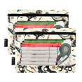 Dinosaur and Lightning 2 Pack Pencil Pouch for 3 Ring Binder Smooth ...