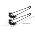 Goilinor 4pc Hairpin Leg Table Extender Coffee Folding Table Leg Heavy Duty Desk Leg 185mm