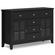 Four Door Antique Mirrored Sideboard - Walmart.com