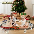 Train Set - Electric Train Tracks Set for Toddlers 2-5 Year Old, Train ...