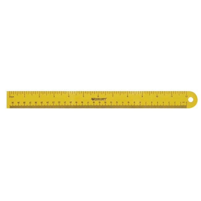 Westcott 1498528 Magnetic Ruler, 12 in. - Pack of 3 - Walmart.com