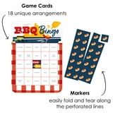 Big Dot of Happiness Fire Up the Grill - Bingo Cards and Markers ...