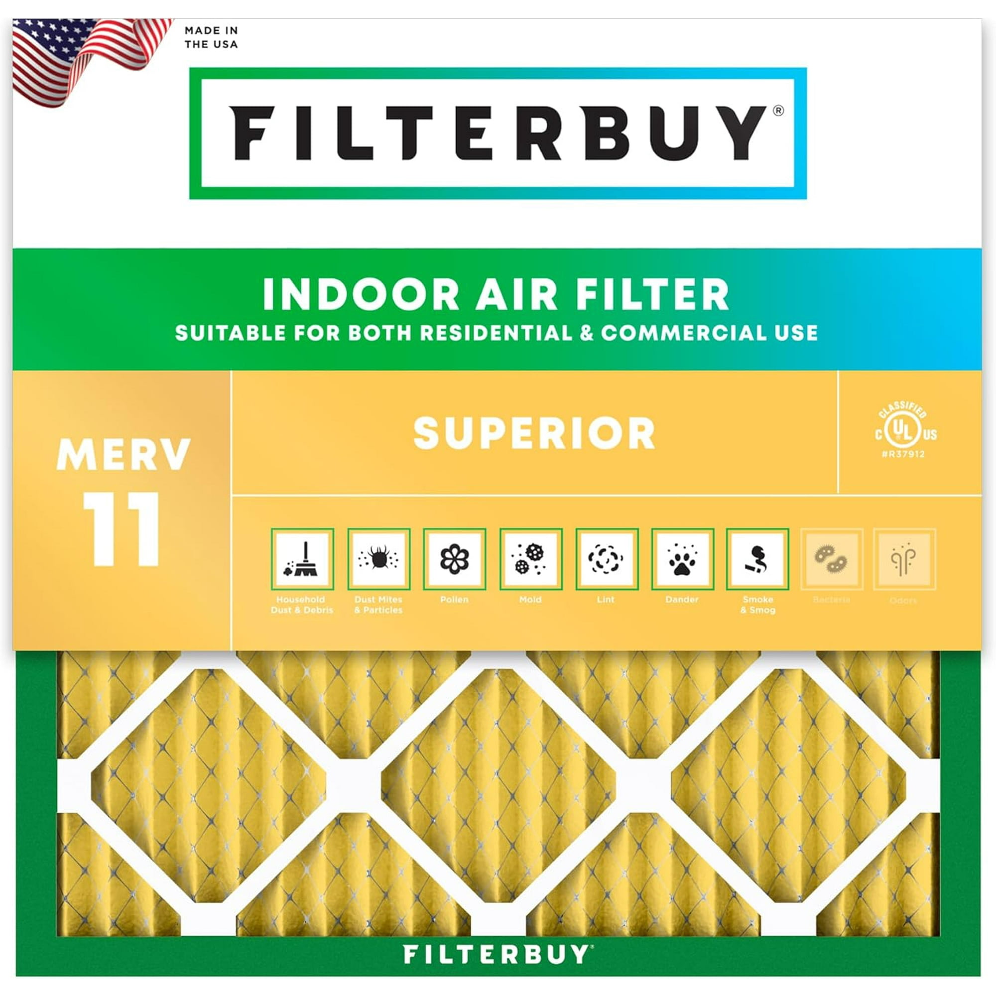 Click here for Filterbuy 18x18x1 Merv 11 (Mpr 1200) Allergen Defe... prices