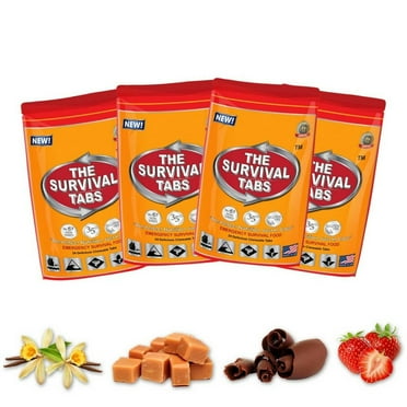 Survival Tabs 60-Day 720 Tabs Emergency Food Ration Survival MREs Food ...