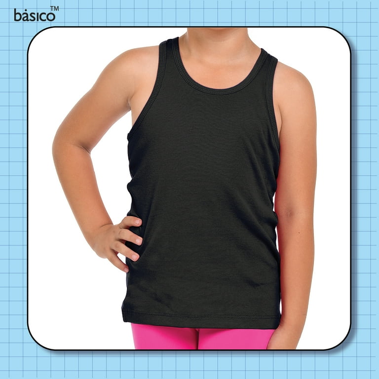 Black Muscle Shirt For Girls