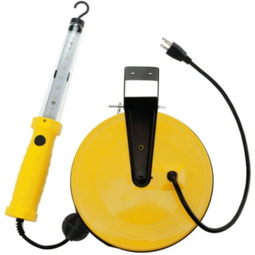 Hyper Tough 200 Lumen Hand Held Work Light, Yellow, Black, Model 3502 ...