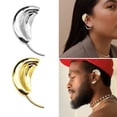 ANXPTIME Ear Cuffs Clip Earrings Women Non Piercing Ear Jewelry Copper ...