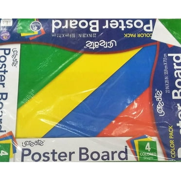 UCreate Poster Board, 11" x 14", White Poster Paper, 5-Sheets - Walmart.com