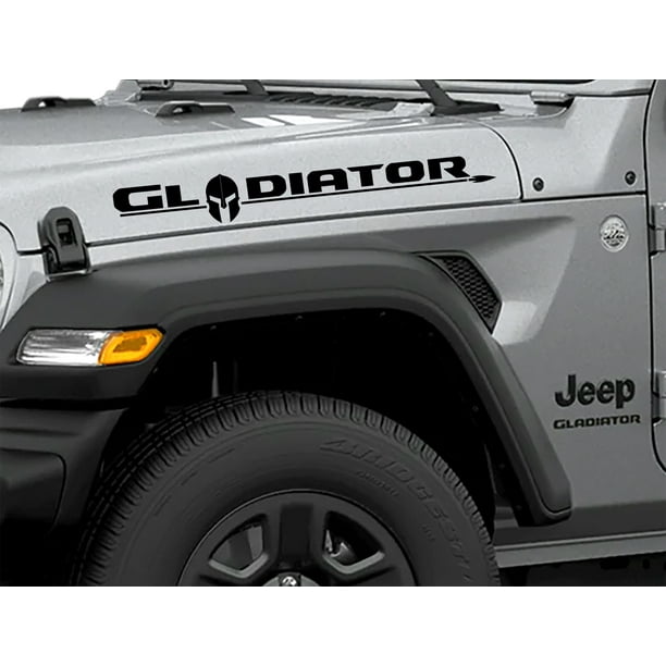 Collectible Decals Hood Lettering Decals Fits JT Gladiator - Gladiator ...