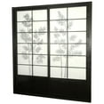 7 ft. Tall Bamboo Tree Shoji Sliding Door Kit - Natural - Walmart.com
