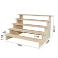 Segolike Wood Display Riser Stand Wooden Display Shelf Multilayer ...