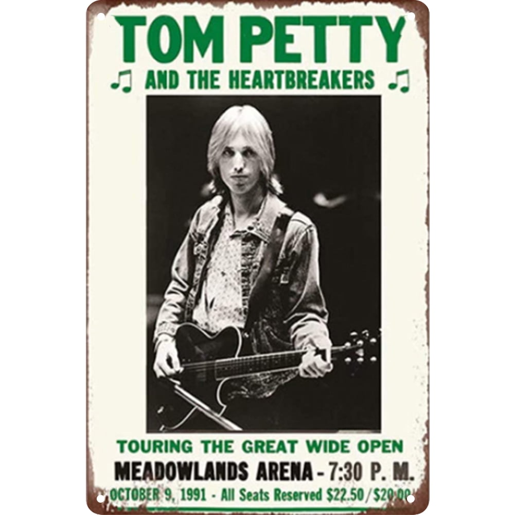 Hojalata Rectangular 20*30cm Plano Serie Personajes Músico Tom Petty ...