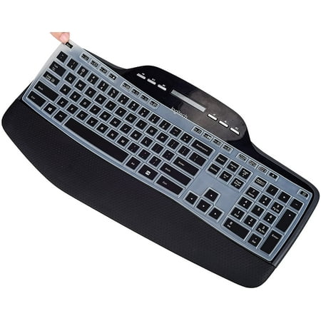 Keyboard Cover for Logitech MK710 Wireless Keyboard, Keyboard Skin for ...