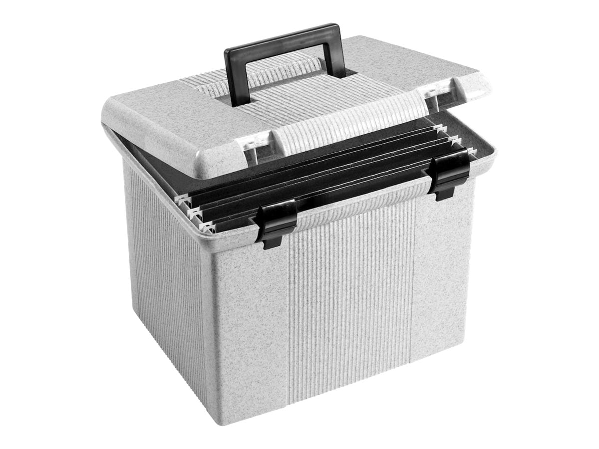 Pendaflex Large - Hanging file box - for Letter - capacity: 22 files ...