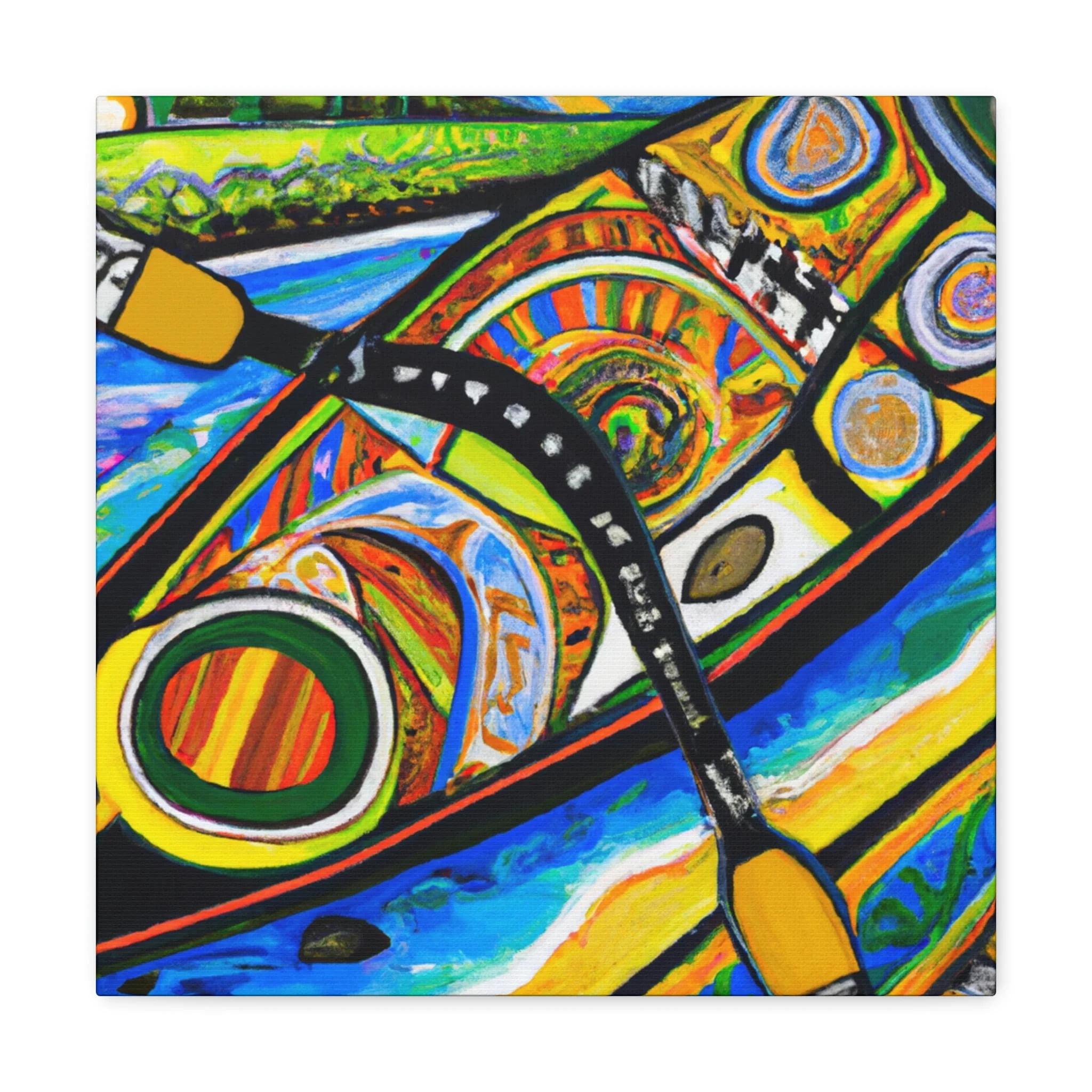 Kayaking Through history - Canvas - Walmart.com