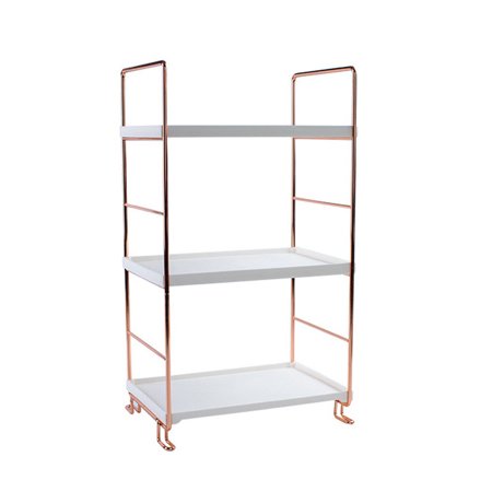 juguse Plastic Storage Rack Adjustable Kitchen Shelf Bathroom Storage ...