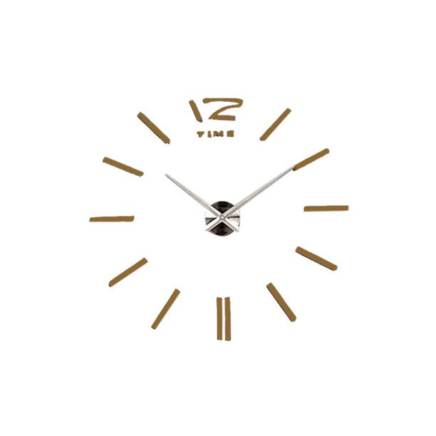 Modern Large Number Clocks Stickers Frameless Large Acrylic Wall Office ...