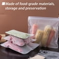 8 PCS Reusable Food Storage Bags, Leak Proof Airtight Zipper Bags for ...