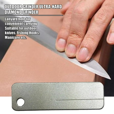 EDC Pocket Diamond Stone Sharpener Keychain for Knife Fish Hook ...