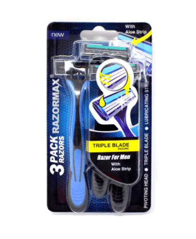 Razormax 3-Pack of Triple Blade Razors, Mens (3 Pack) - Walmart.com
