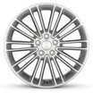 Wheel Rim for 2015-2017 Chrysler 200 20 in Hyper Silver Aluminum Rim ...