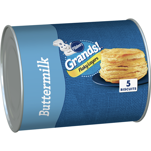 Pillsbury Grands! Flaky Layers Buttermilk Biscuits, 5 ct, 10.2 oz ...