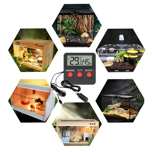 Digital Temperature , Temperature And Humidity Meter 2 External Probes ...