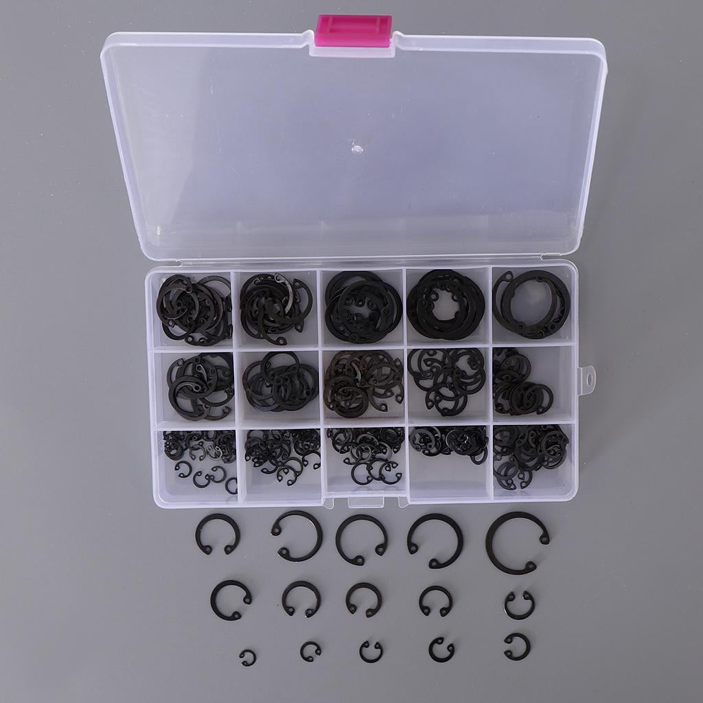 175Pcs Circlip Set Circlips Externos De Retención Surtido De Retención ...