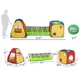 UTEX 3 in 1 Pop Up Play Tent with Tunnel, Ball Pit, Indoor/Outdoor ...