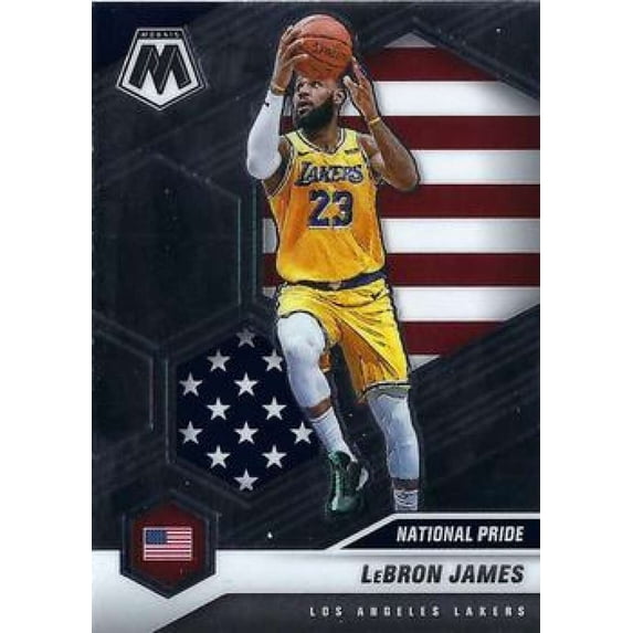 2020-21 Panini Mosaic #247 LeBron James Los Angeles Lakers NBA ...