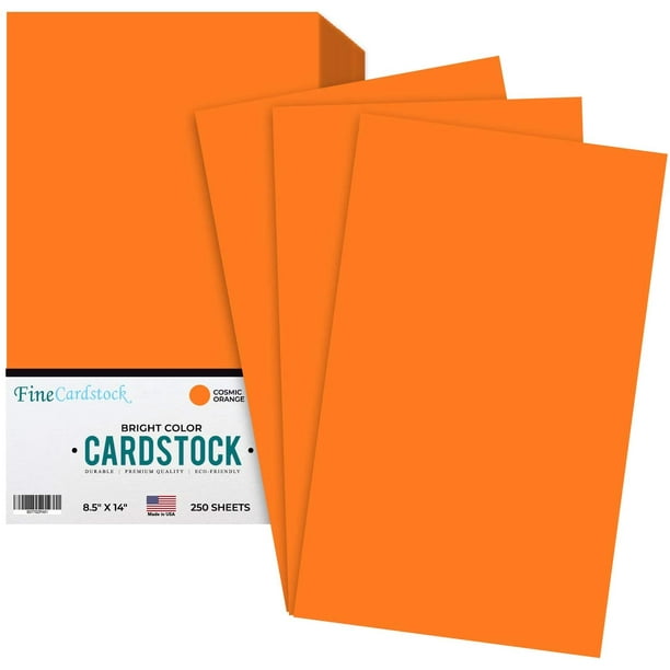 Premium Color Card Stock Paper | 250 Per Pack | Superior Thick 65-lb ...
