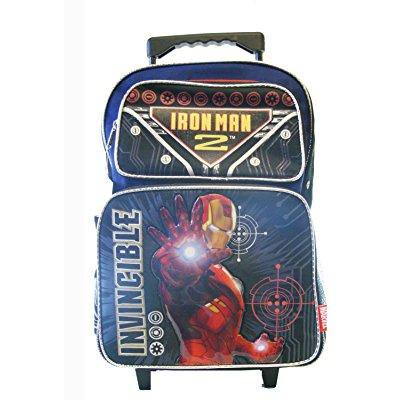 iron man 2 war invincible large rolling backpack - iron man wheeld ...