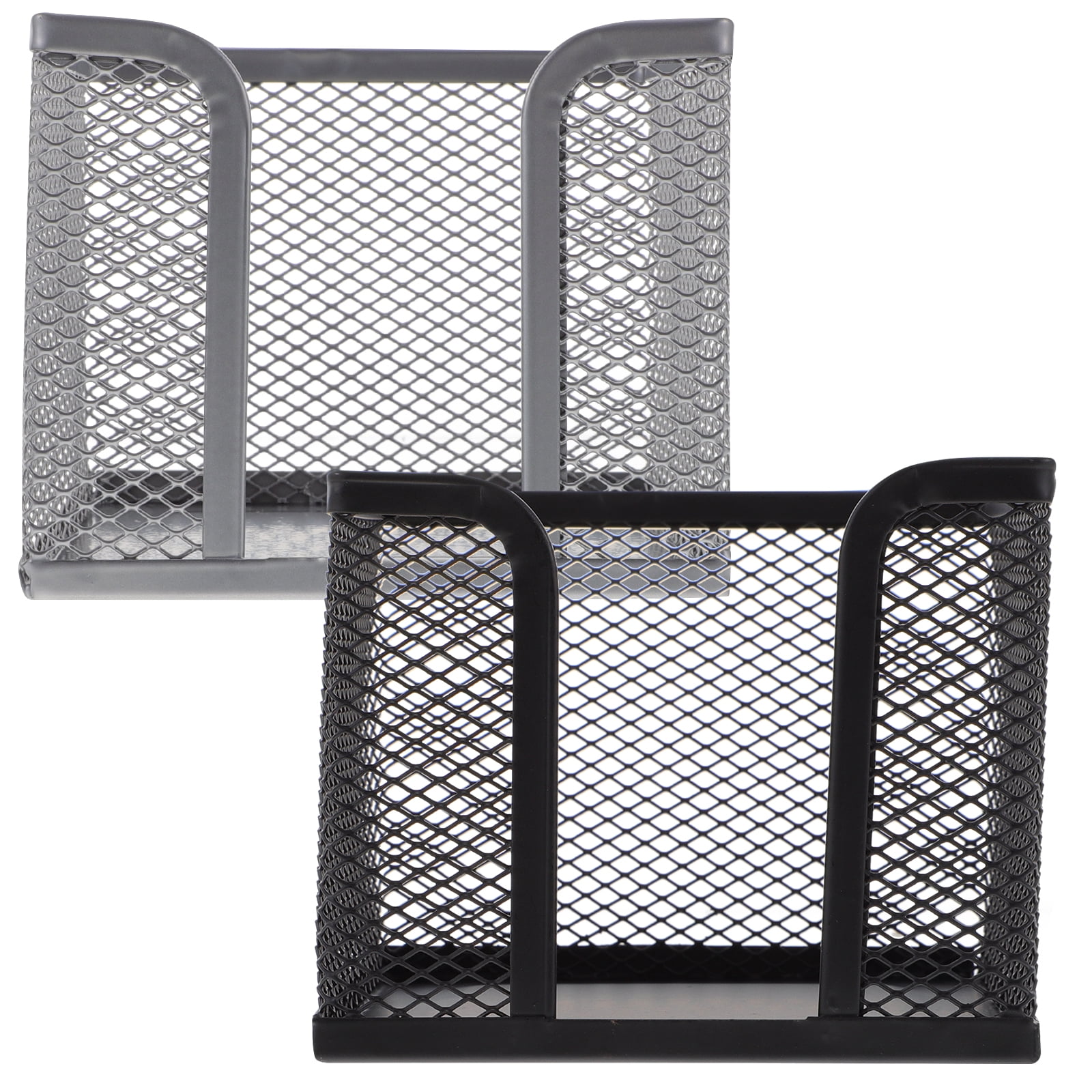 2pcs Note Paper Holders Desktop Memo Pad Holders Notepad Containers for ...