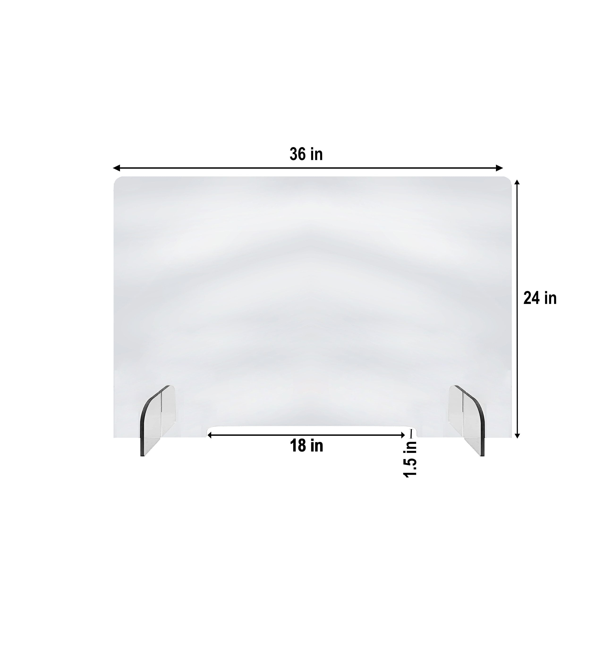 Small Opening Standard Counter Top Contact Barrier - Walmart.com