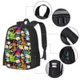 Backpack Cartoon Large Capacity Laptop Bag, Casual Travel Camping ...