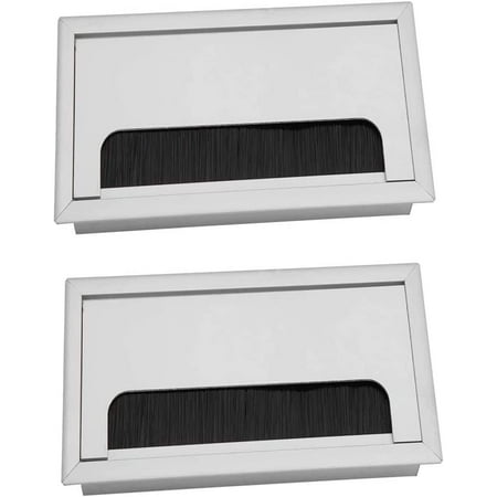 YDJKET 2 Pieces Cable Grommet Square Grommet Cover Hole Cover Square ...