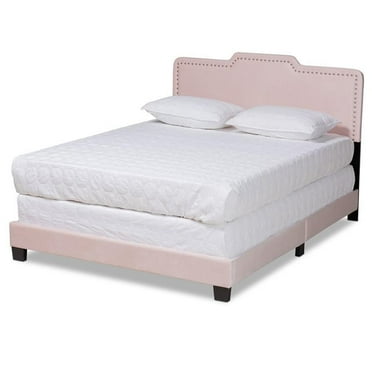 Bowery Hill Upholstered Queen Size Modern Tufted Seashell Shaped ...