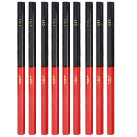Woodworking Pencils, 2-Head Pencils Sharpdraw Carpenter Pencil Red ...