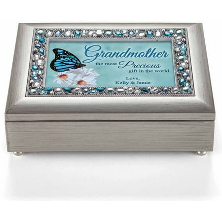 Personalized Silver Musical Keepsake Box For Grandmother - Walmart.com