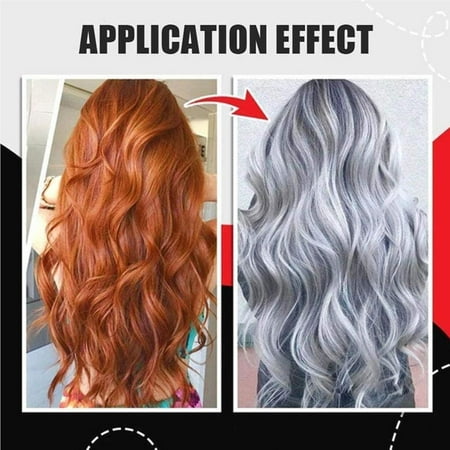 Silver Gray Hair Dye Wax Temporary Temporary Temporary Hair Temporary ...