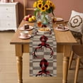 Christmas Reindeer Table Runner 70 Inches, Buffalo Checkered Farmhouse ...