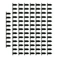 100 Pcs Plastic Rivets Fasteners with 4.5mm Diameter Suitable for Small ...