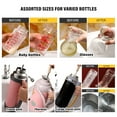 Long Handle Bottle Cleaning Brush with Wood Handle, Multi-Size Brush ...