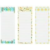 6-Pack Magnetic Notepads for Fridge - To-Do List, Grocery Memos ...