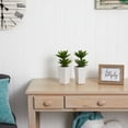 Nearly Natural Double Mini Agave with Planter - Set of 2 - Walmart.com