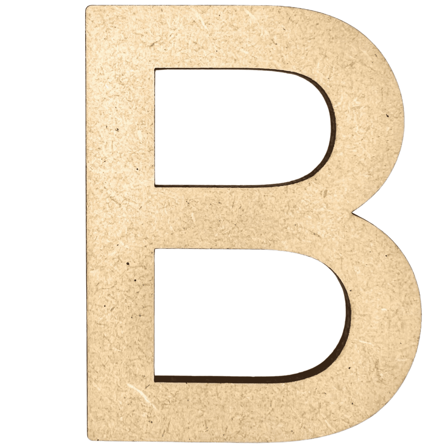3" Tall MDF Letter B | 1/8" Thick | Krafty Supply Letters | Arial ...