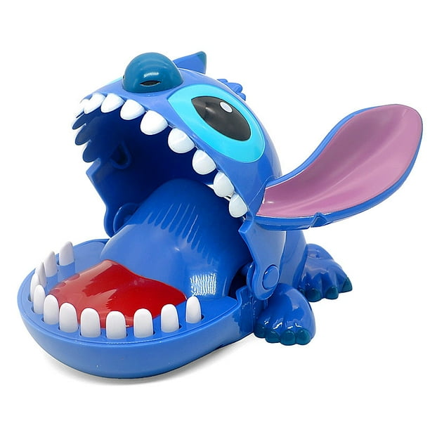 Disney Stich Bite Finger Figures, Stitch, Stitch, dentista Push Teeth ...